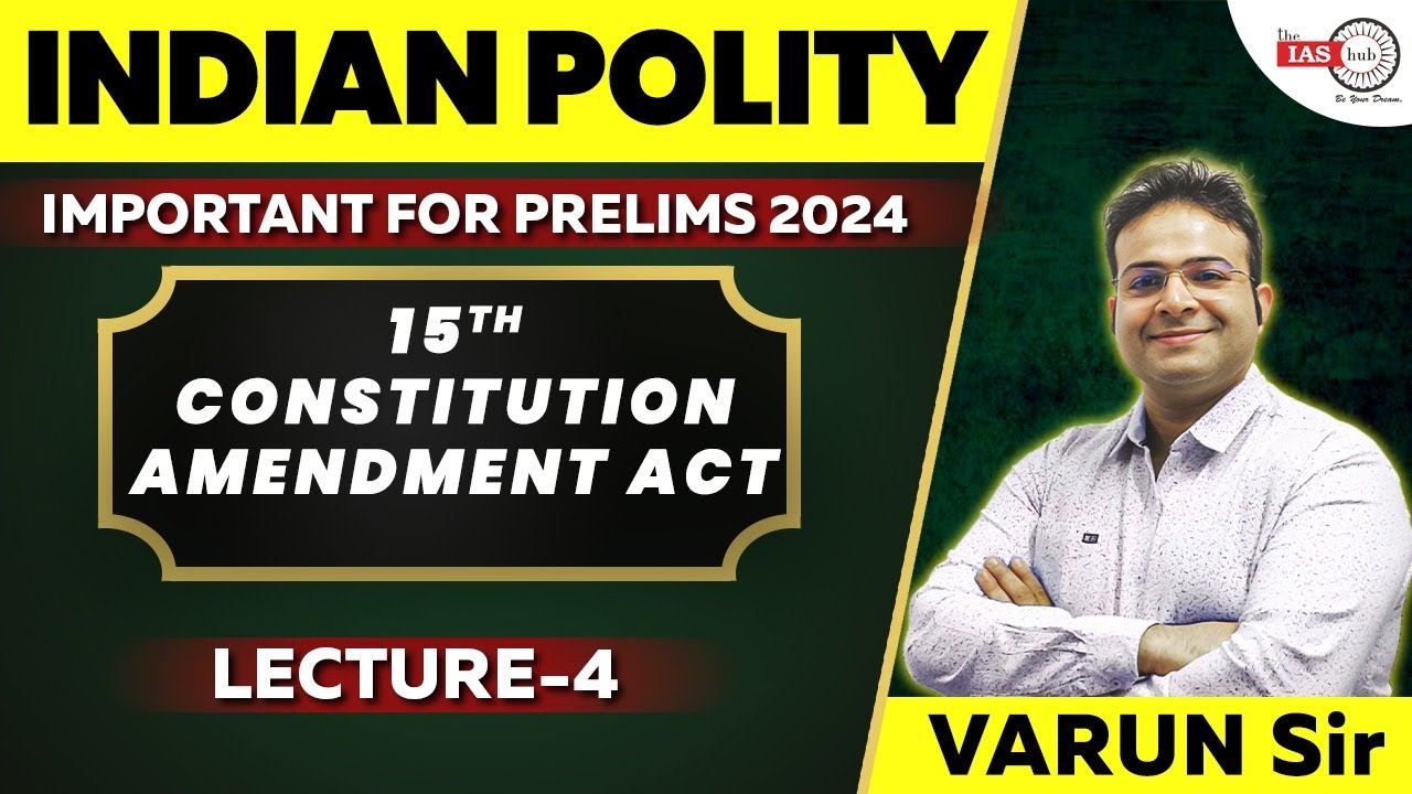 Important Constitutional Amendments 15th Constitutional Amendment Act
