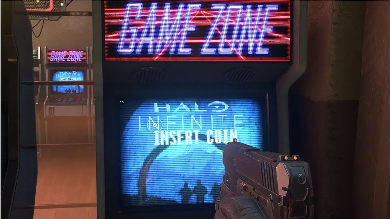 HALO INFINITE: Retro Arcade Machine - Halo theme?? - YouTube