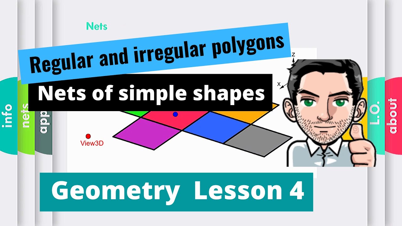 Geometry Lesson 4: Polygons and nets - YouTube