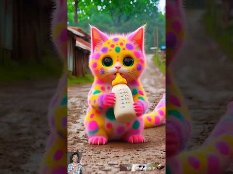 😋🤤Dudi dudi dum dum 🥰 Baby Cat Beautiful Dot🍼 44 #cute #cat #love #dudidudidam #shortsfeed #shorts