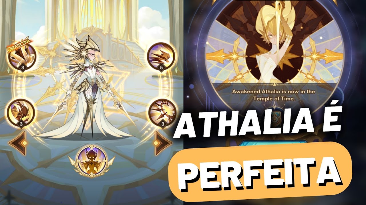 ATHALIA CHEGOU NO SERVIDOR TESTE - AFK ARENA - YouTube