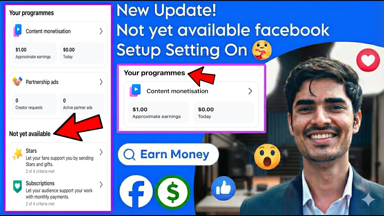 Not Yet Available Facebook Monetization 🤔 Facebook Monetization Not Yet ...