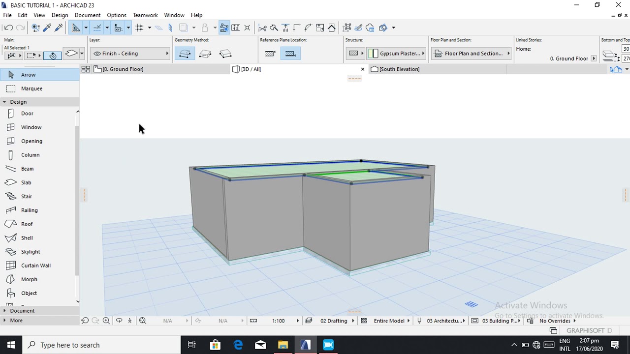 How to Partition Spaces, Dimension, add Roof, Openings, and Zoning in ...