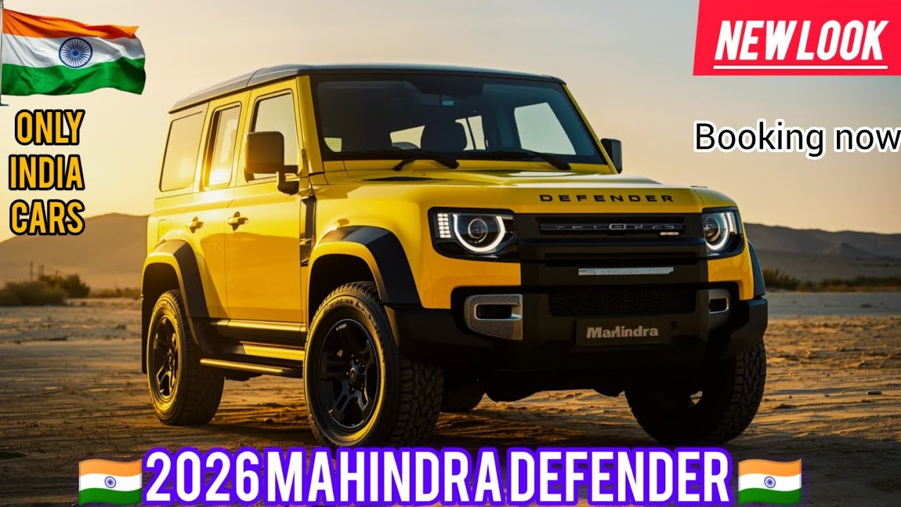 2026 Mahindra Defender First Look & Review | Off-Road SUV का नया रूप ...