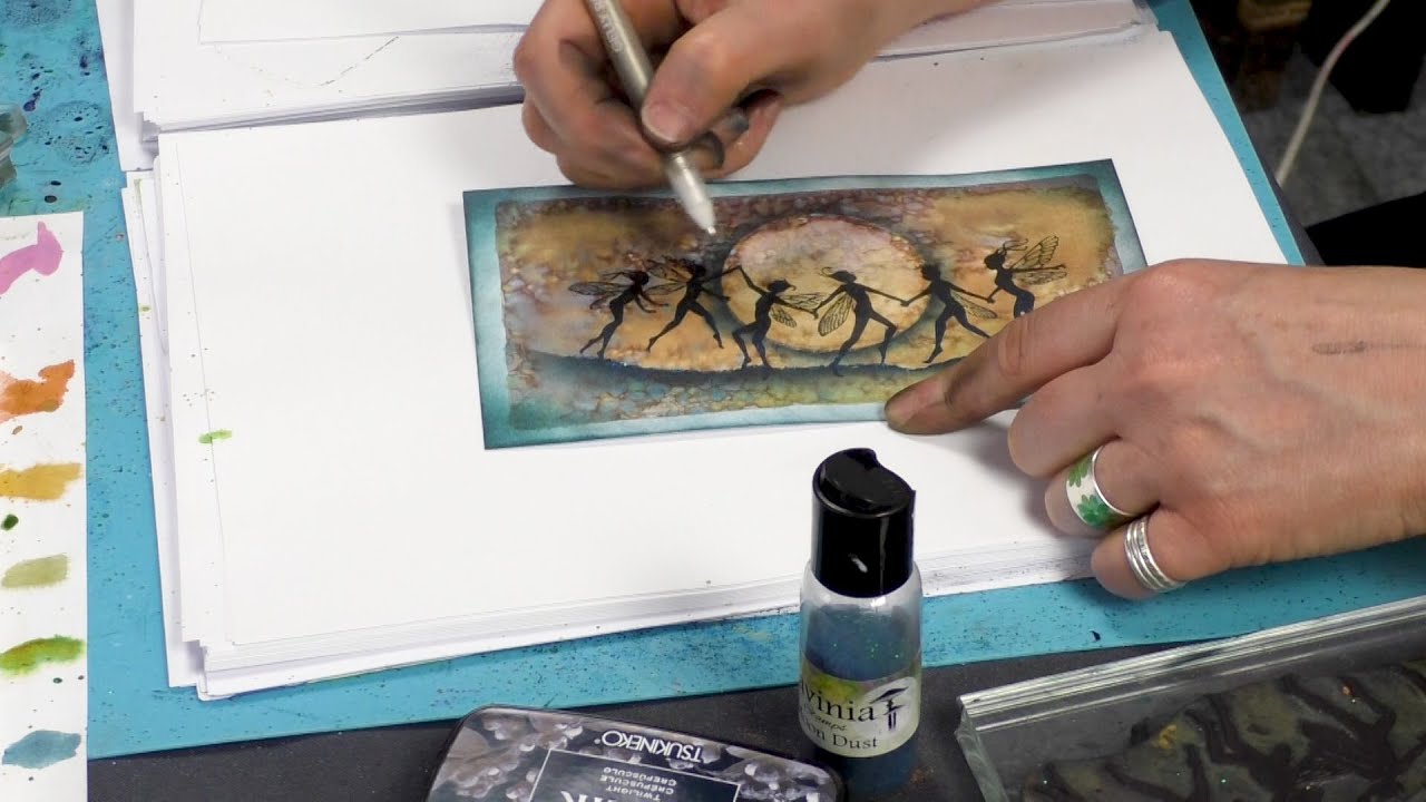 The Fairy Chain - A Lavinia Stamps Tutorial - YouTube