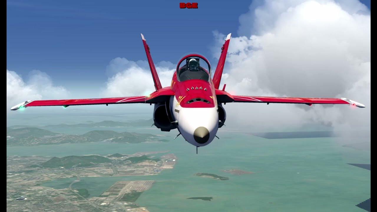 Aerofly FSG 2024 (Apple IOS) ..... F18: Hong Kong-to-Shenzhen Flight (11) - YouTube