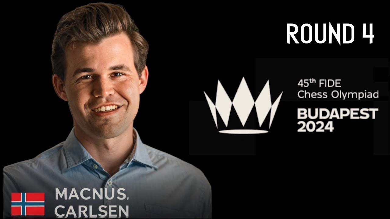 Magnus Carlsen || FIDE Chess Olympiad | BUDAPEST 2024 | Roind 4 - YouTube