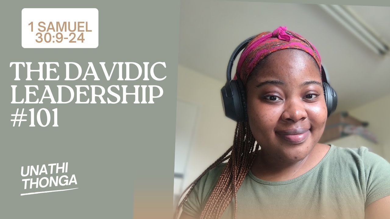 DAVIDIC LEADERSHIP #101 (1 Samuel 30:9-24) - YouTube