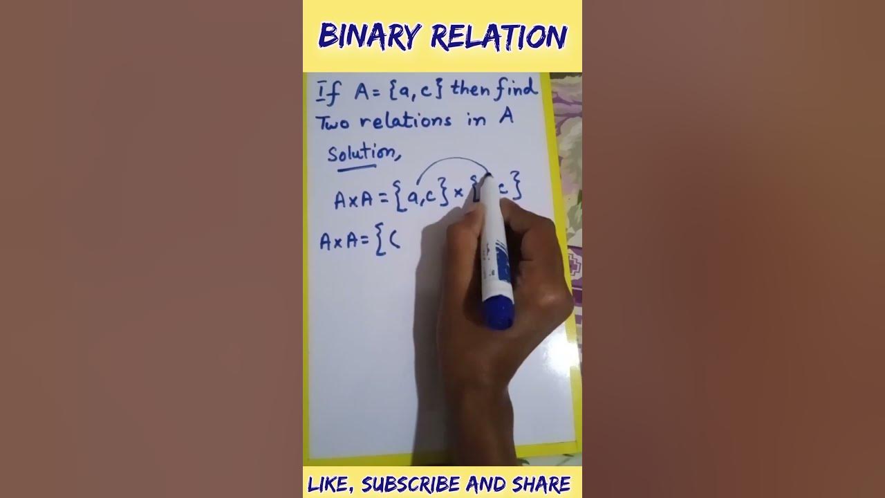 Number of Binary function TRICK/SHORTCUT | Relation and Function #maths ...