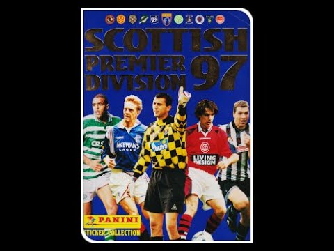 PANINI STICKERS SCOTTISH PREMIER DIVISION 1997 FC RAITH ROVERS - YouTube