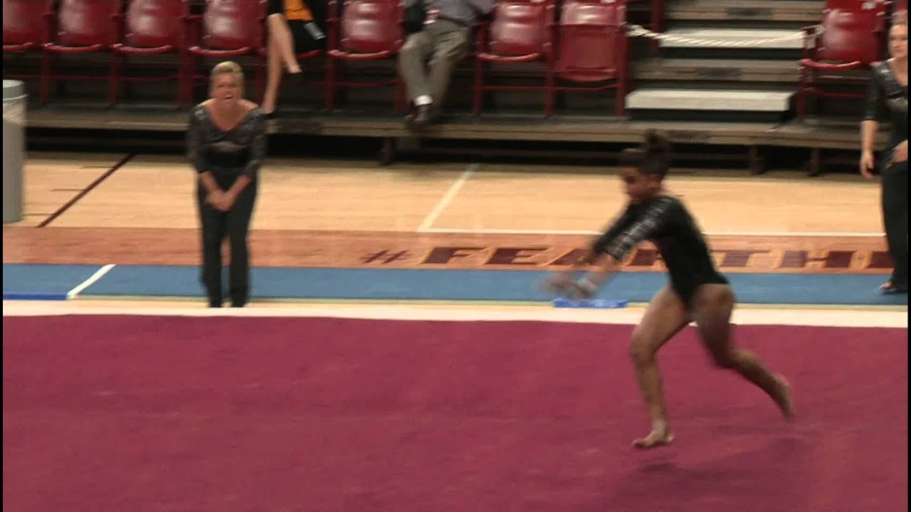 Stephanie Miceli on Floor vs. Oregon State - YouTube
