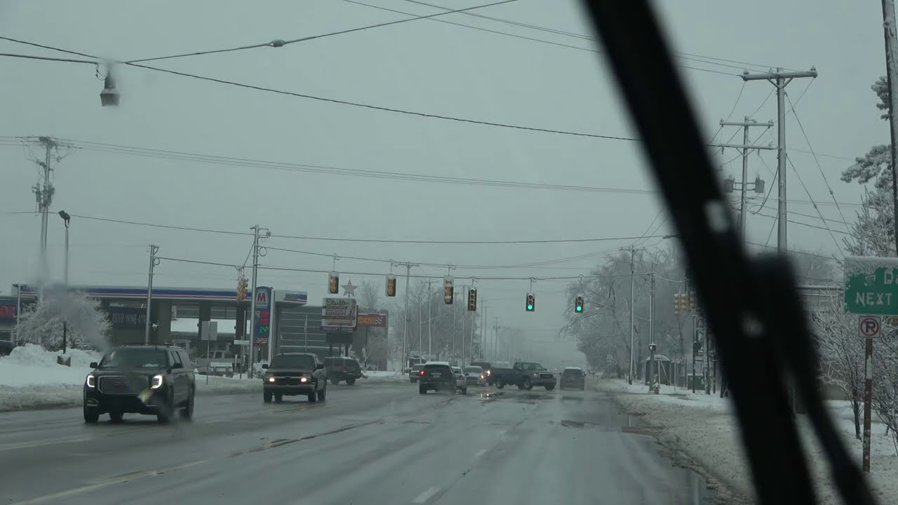 Flint, Michigan And Surrounding Area Winter Blast - YouTube