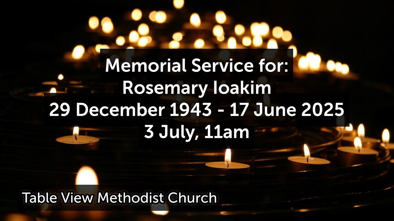 Memorial Service | Rosemary Ioakim | 29 December 1943 - 17 June 2025 ...