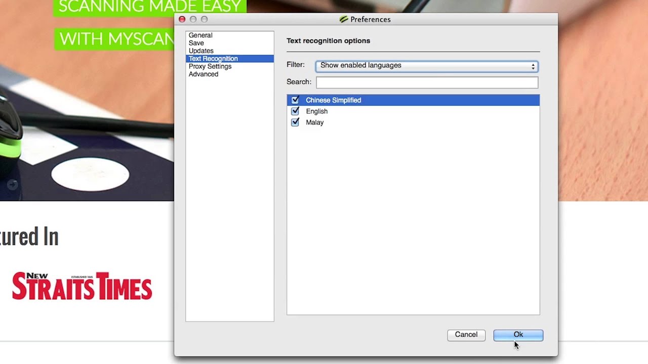 MyScan Languages Preferences - YouTube