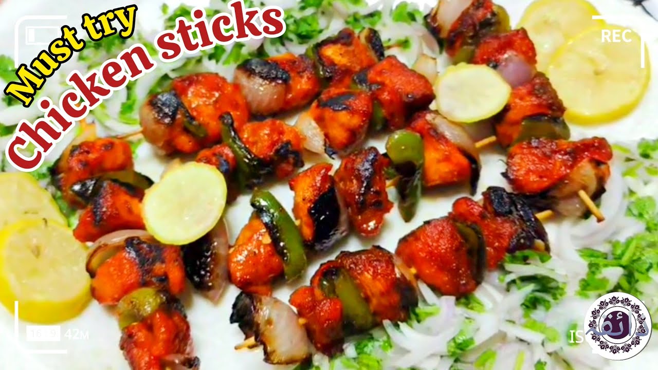 Kandi Chicken | Chicken Sticks Fry | Chicken Stick Kabab Recipe | New ...