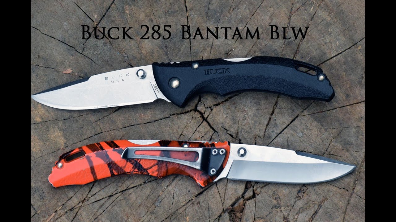 Buck 285 Bantam BLW lockback - YouTube
