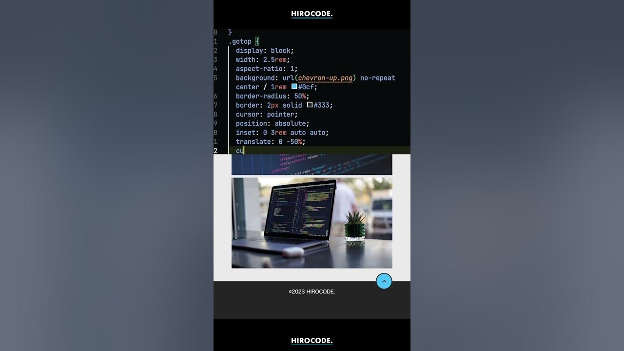 ページトップに戻るボタンの作り方 Html Css Programming Vscode Htmlcss コーディング Web