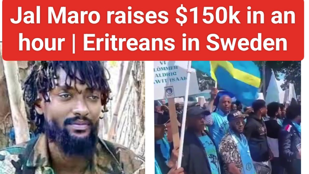 Jal Marroo raises $150k in one hour | Eritreans in Sweden - YouTube