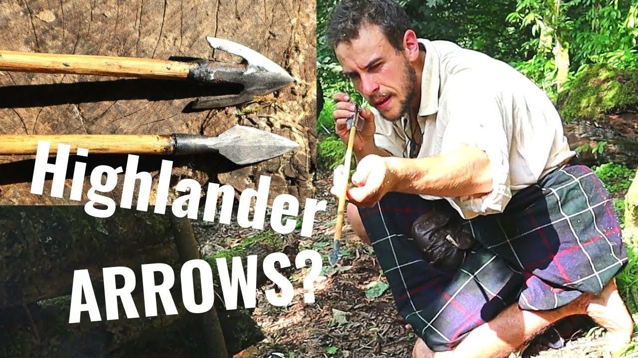 Making Highlander ARROWS | History, Myth, Survival, Bushcraft - YouTube