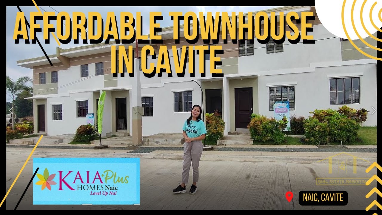 AFFORDABLE TOWNHOUSE IN CAVITE I KAIA HOMES PLUS NAIC CAVITE - YouTube