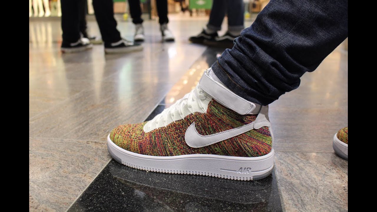 An in-depth look/review/on foot of the AF1 Ultra Flyknit Mids - YouTube