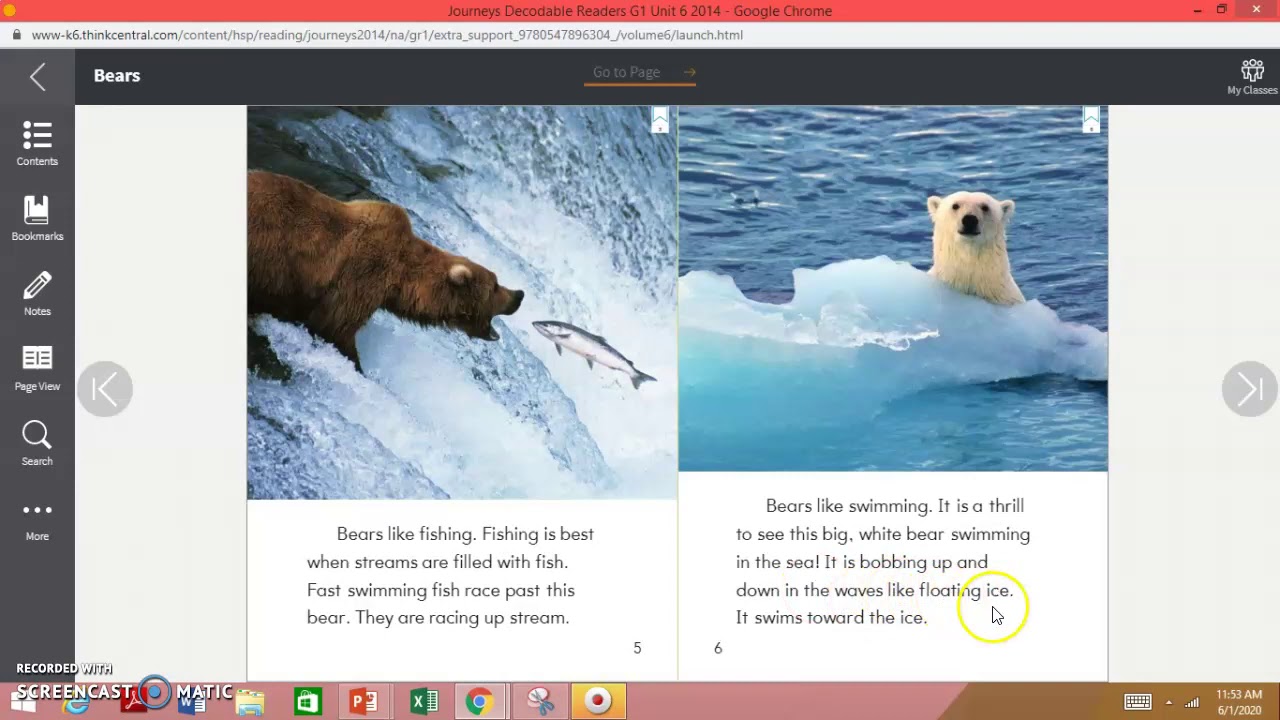 first grade decodable text: Bears - YouTube