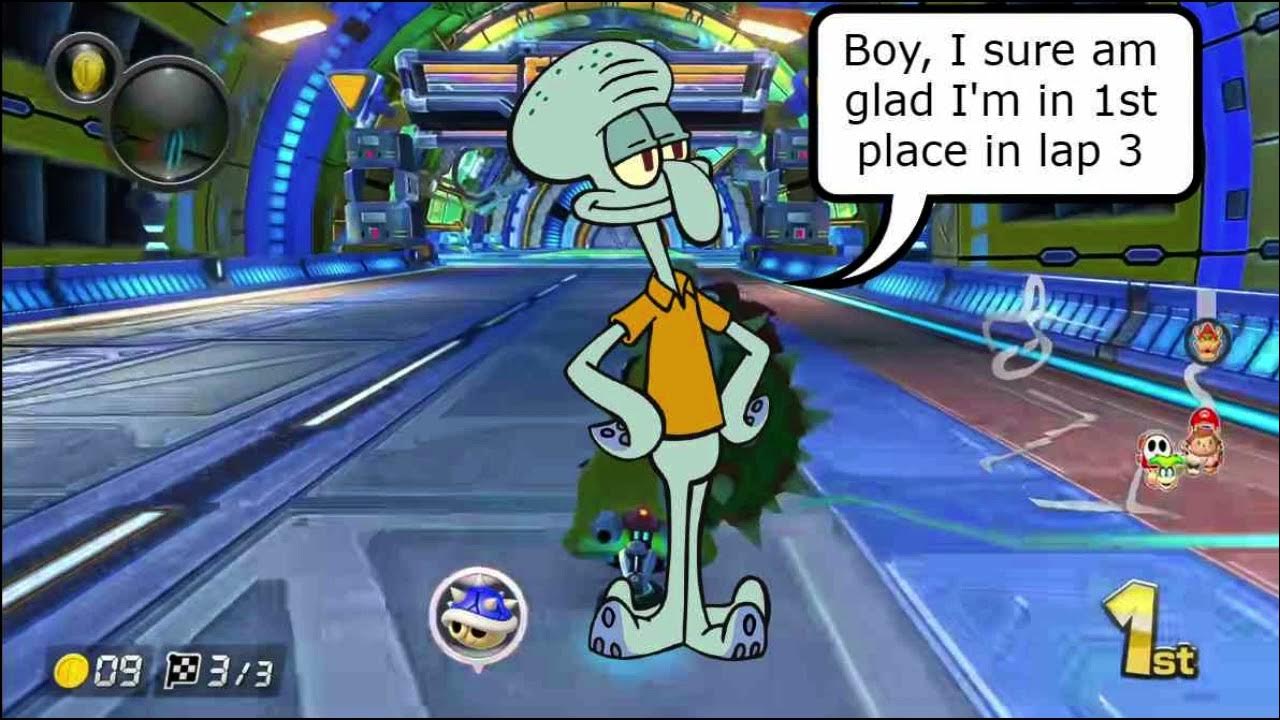 Hi Squidward But Mario Kart Youtube