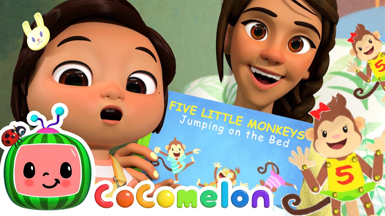 Nina and The Five Little Monkeys! | Nina's Familia | CoComelon Nursery Rhymes & Kids Songs - YouTube