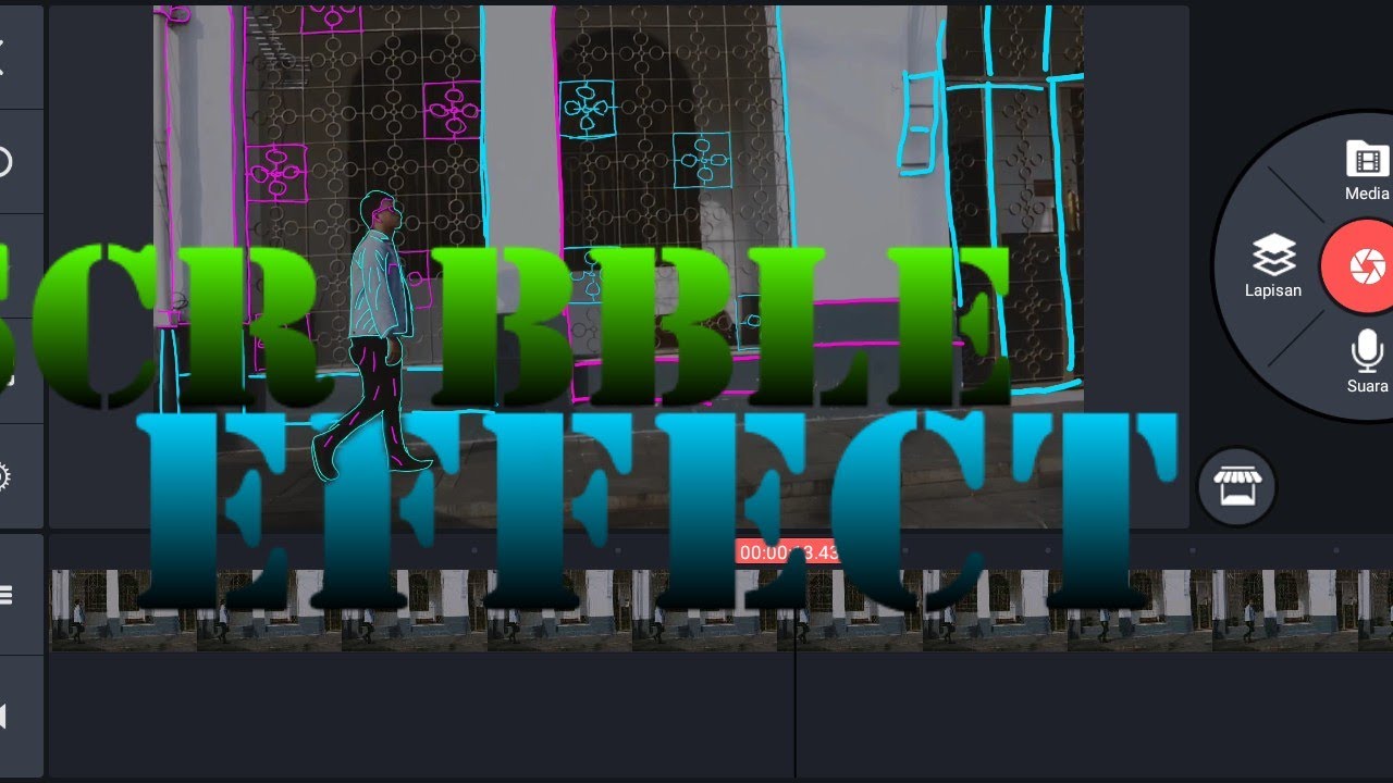 Tutorial SCRIBBLE BEAT di Kinemaster 🔥 || Kinemaster || Tutorial Android - YouTube