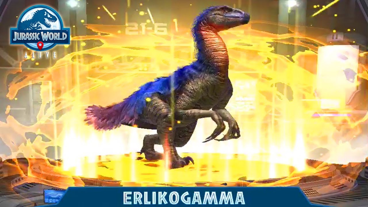 Crazy Op Epic Hybrid Erlikogamma Showcase The Next Procerathomimus Jurassic World Alive 1