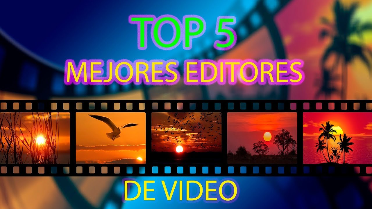 💻 Los 5 MEJORES Programas para EDITAR Videos 2020 - YouTube
