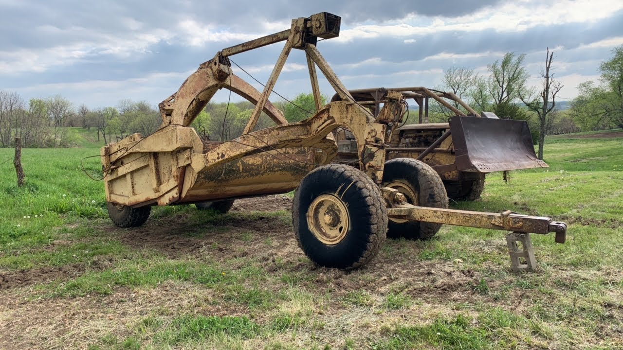 Cable scraper for sale at auction. B. Jordan Auction. - YouTube