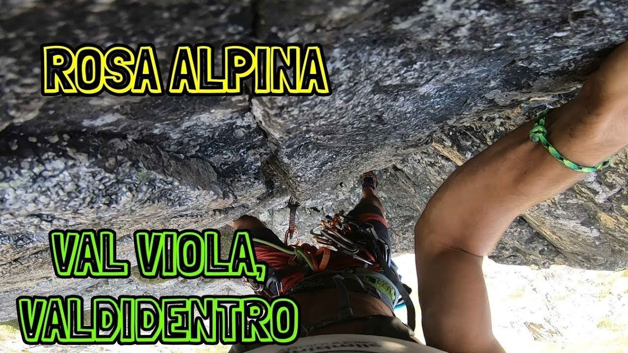 Climbing VAL VIOLA - Via ROSA ALPINA - YouTube