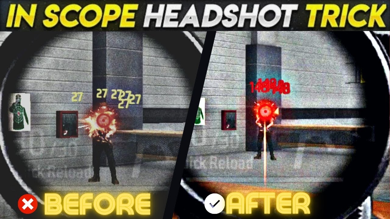 In scope headshot trick ump aimbot⚡ - YouTube