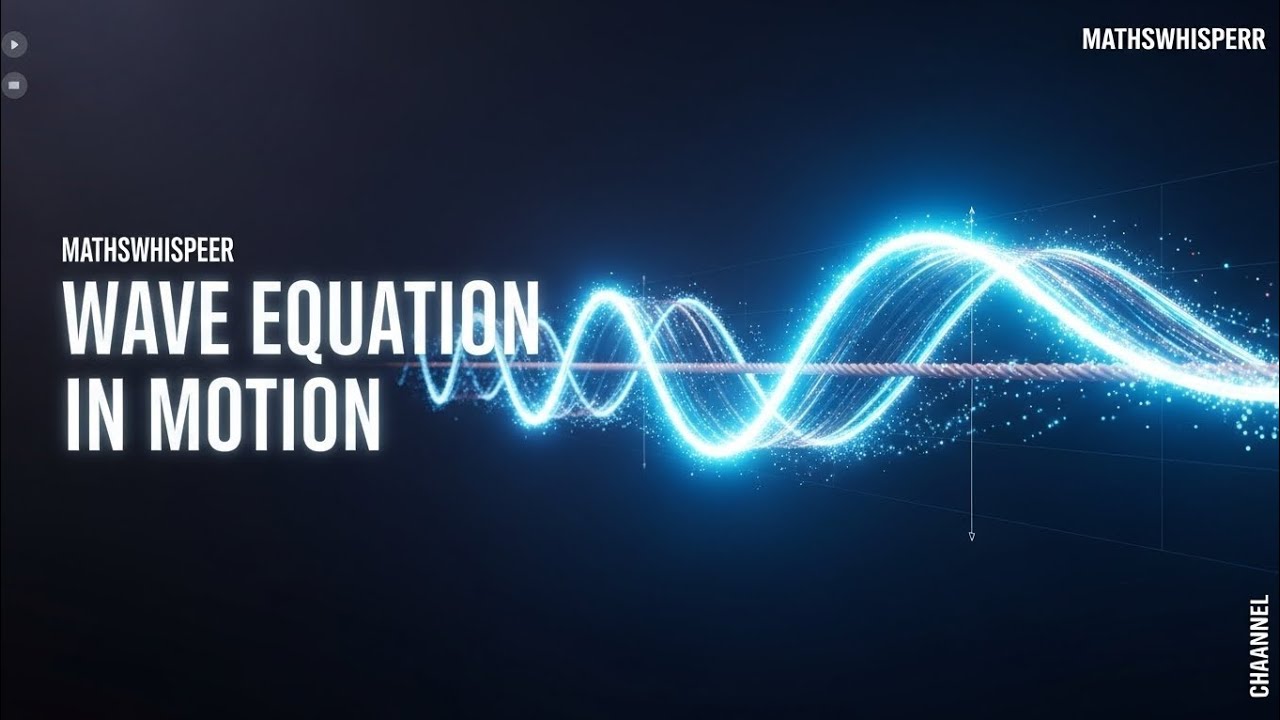 See the Wave Equation in Motion | Visual Learning | The Wave Equation ...