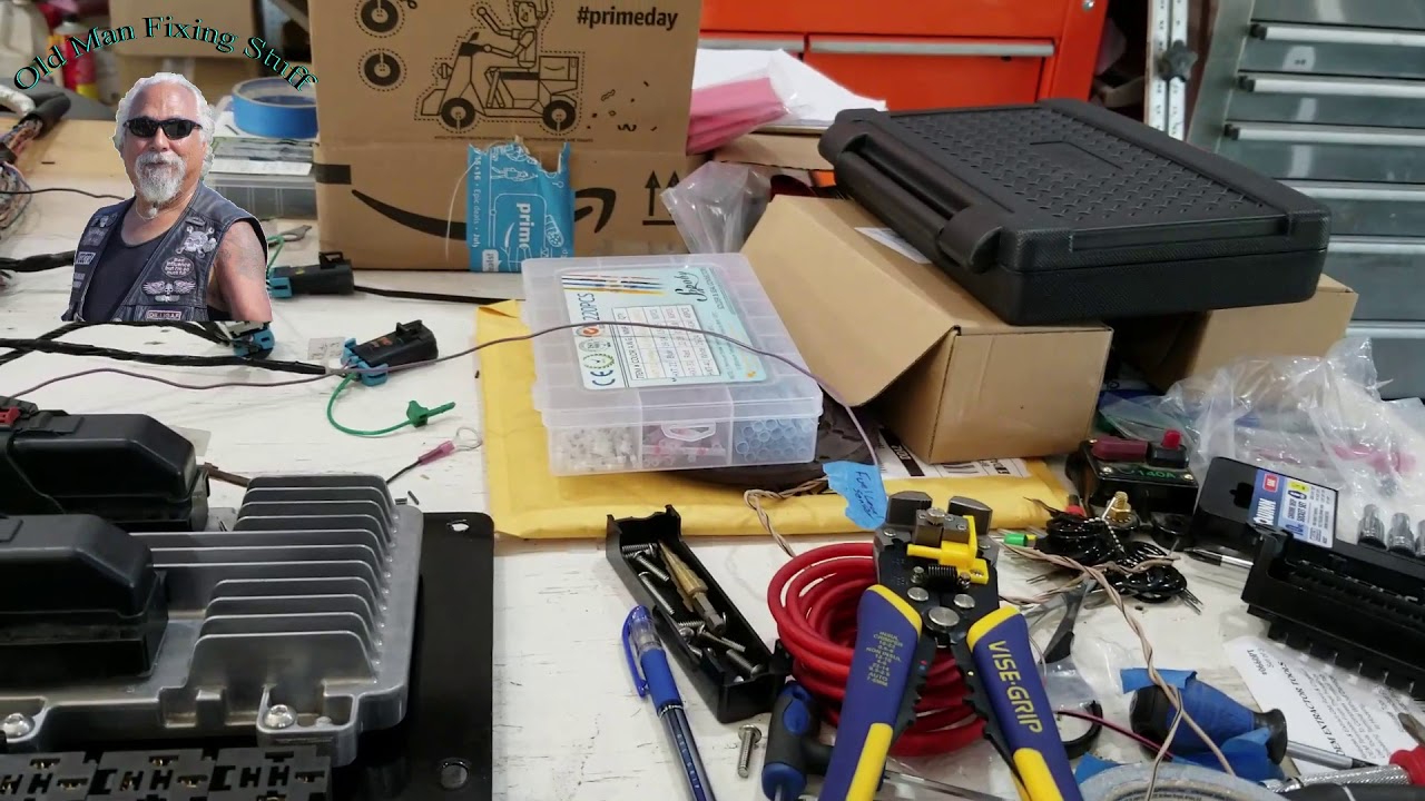 LS engine wiring harness rework 15 - YouTube