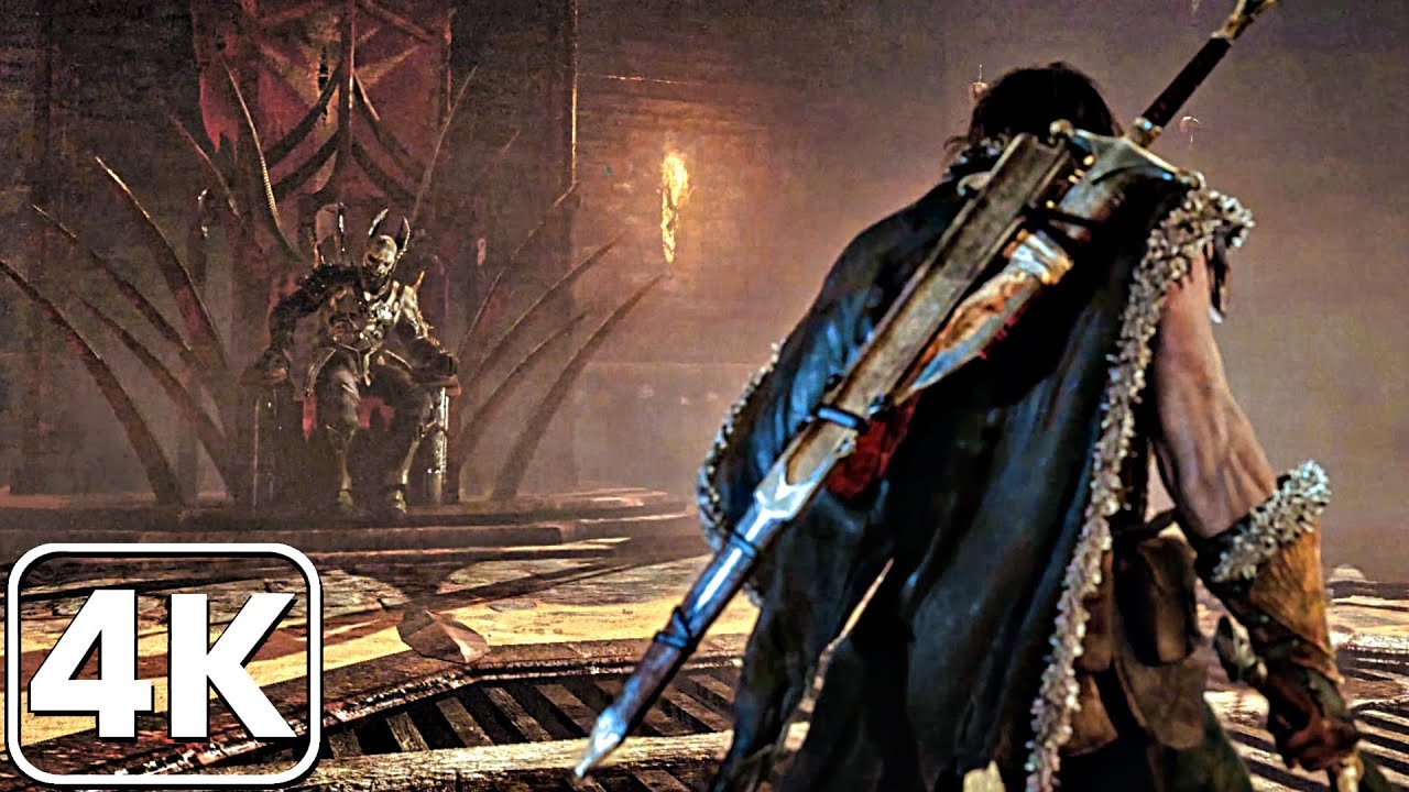 The Tower Boss Fight - Lord of The Rings Shadow of Mordor (4K ULTRA HD ...