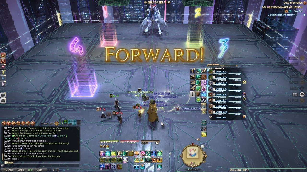 [FF14] 7.0 AAC Light-heavyweight M4 Savage - SCH PoV (M4S) - YouTube