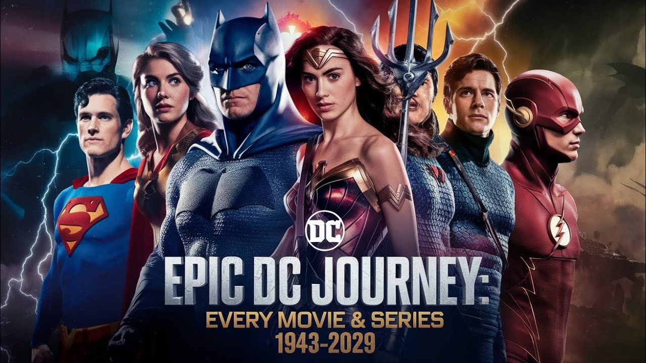 Epic DC Timeline: Every Movie & Series from 1940s to 2029! - YouTube