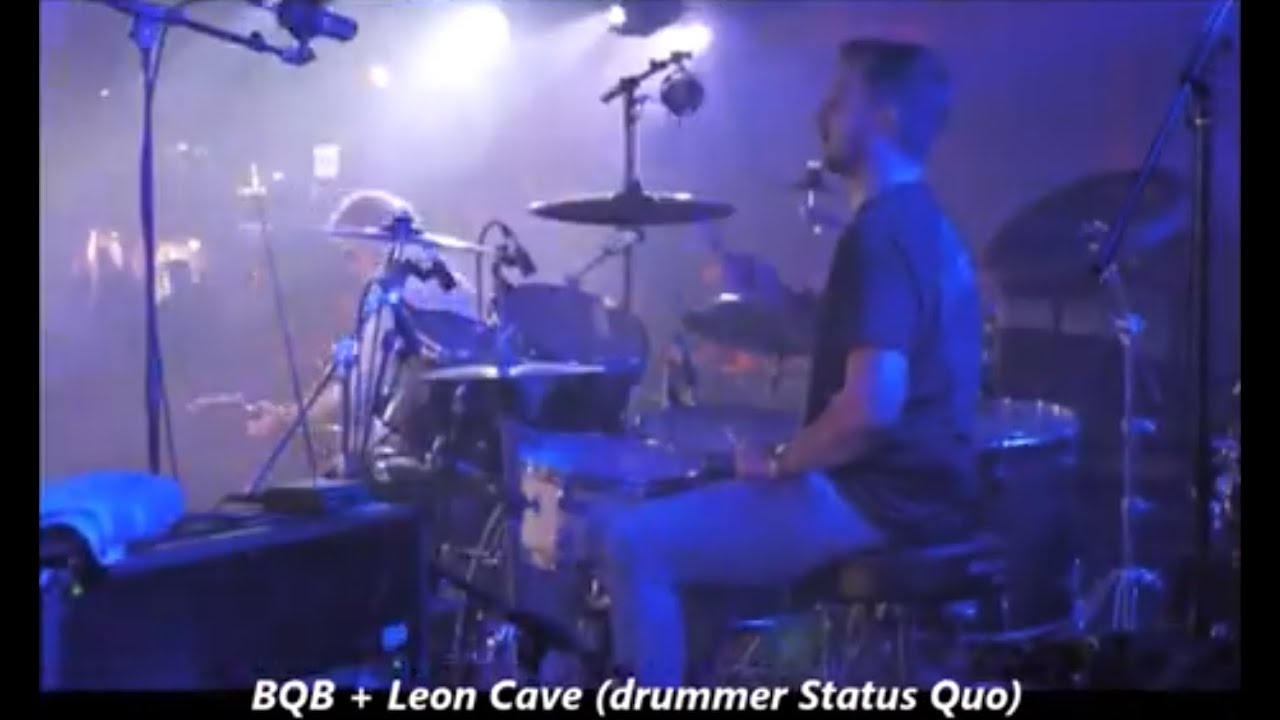 Belgian Quo Band & Leon Cave Drummer Status Quo In The Army Now Status ...