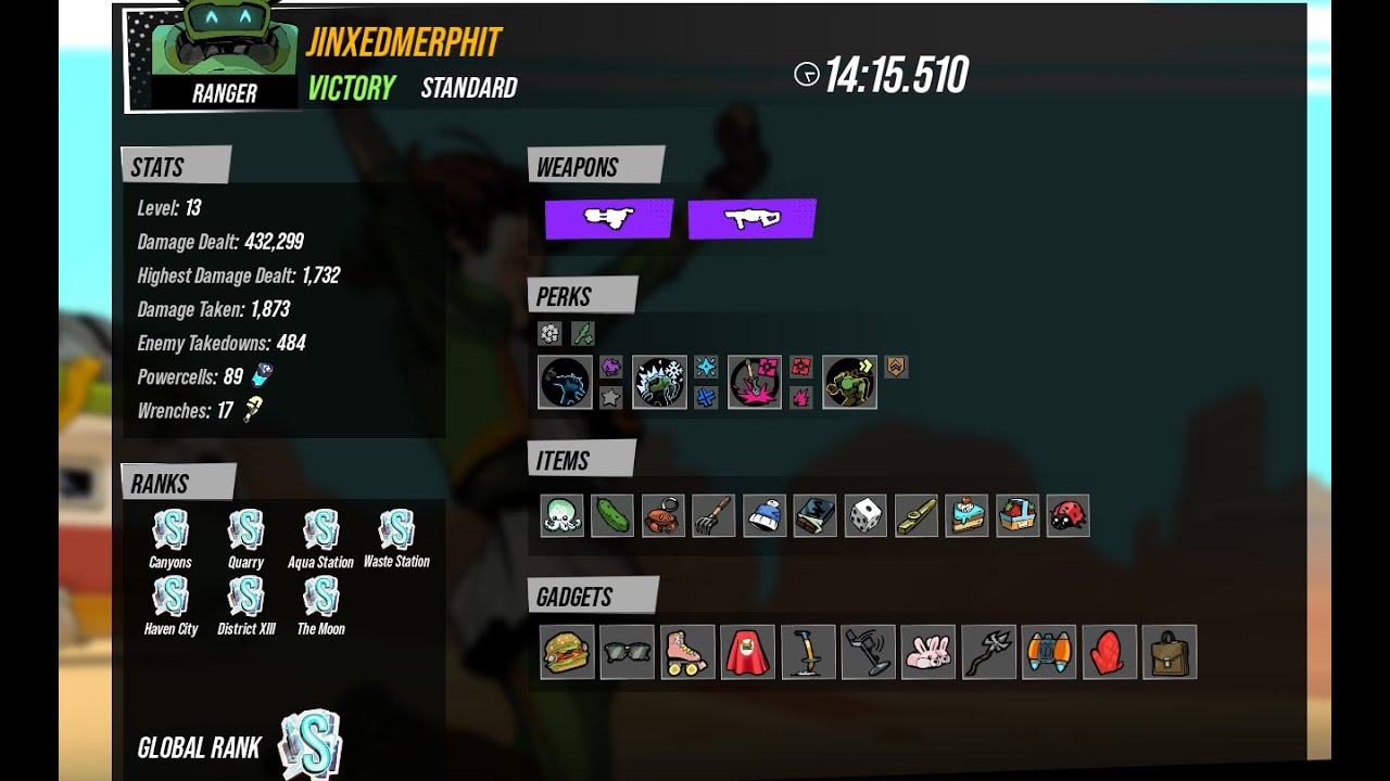 Roboquest standard ranger speed run 14:15,510 (wr) - YouTube