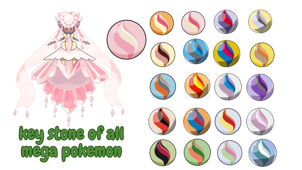 mega stone pokemon let's go| all mega key stone of all mega evolution pokemon|#viral #pokemon ...