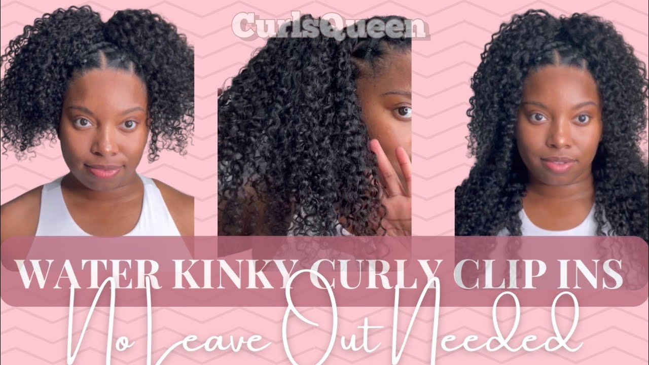 NO LEAVE OUT NEEDED | Trendy Styles using Curly Clips Ins | ft ...