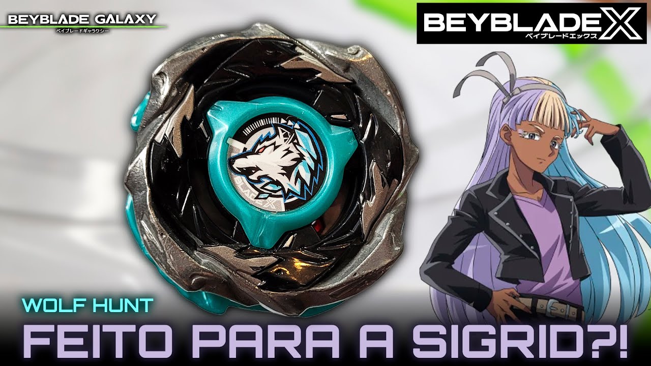 WOLF HUNT F 4-60T o combo da SIGRID! [Beyblade X ベイブレードX] - YouTube