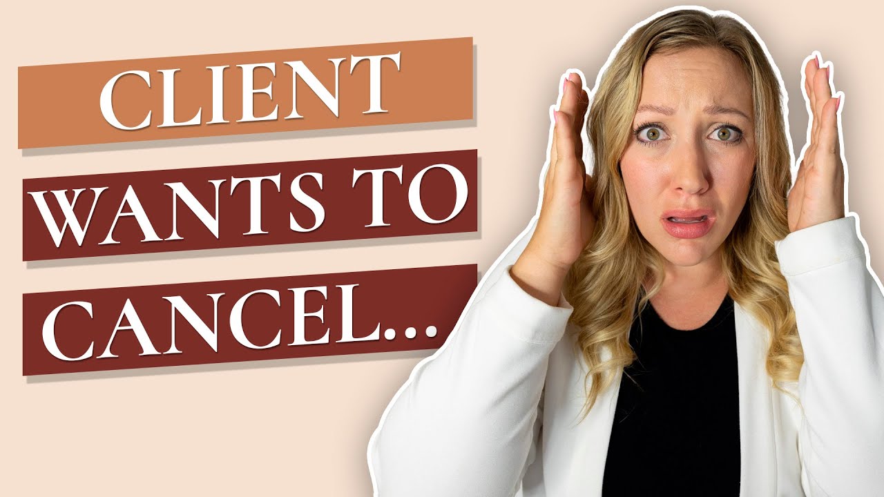 Client CANCELLATIONS- How to Enforce your Cancellation Clause - YouTube