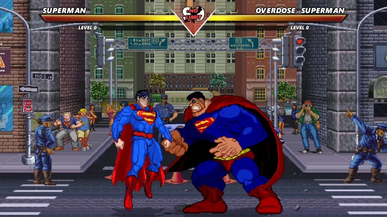 SUPERMAN vs OVERDOSE SUPERMAN - Highest Level Incredible Epic Fight ...