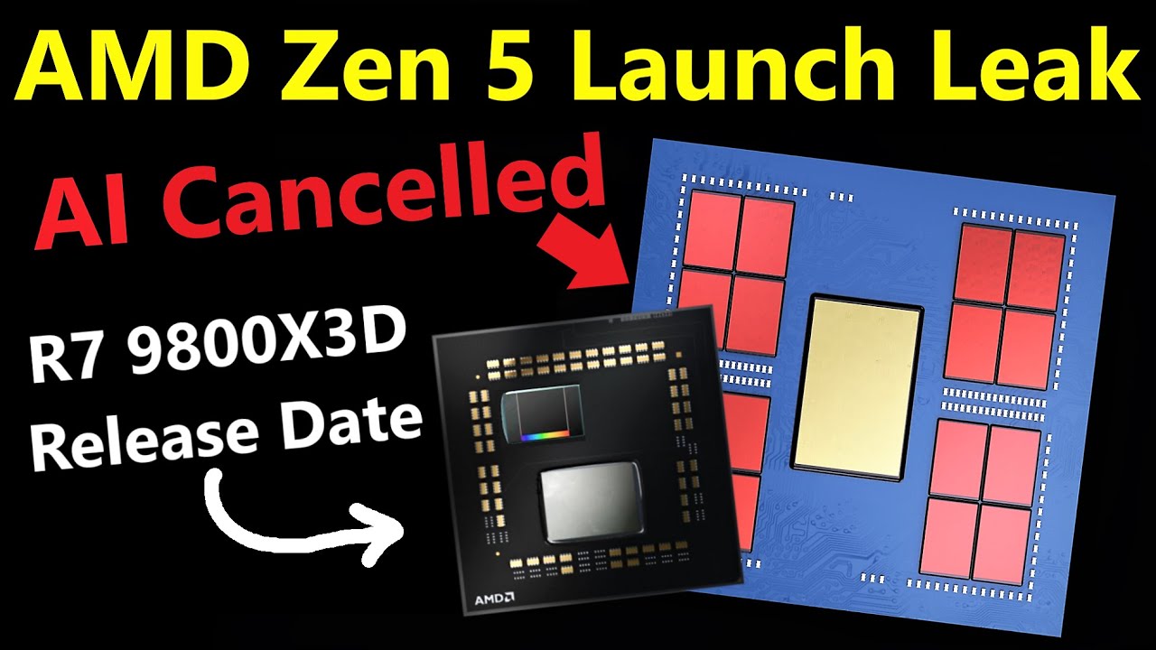 AMD Zen 5 Launch Leak: Benchmarks, X3D Release Date, Turin AI Update ...