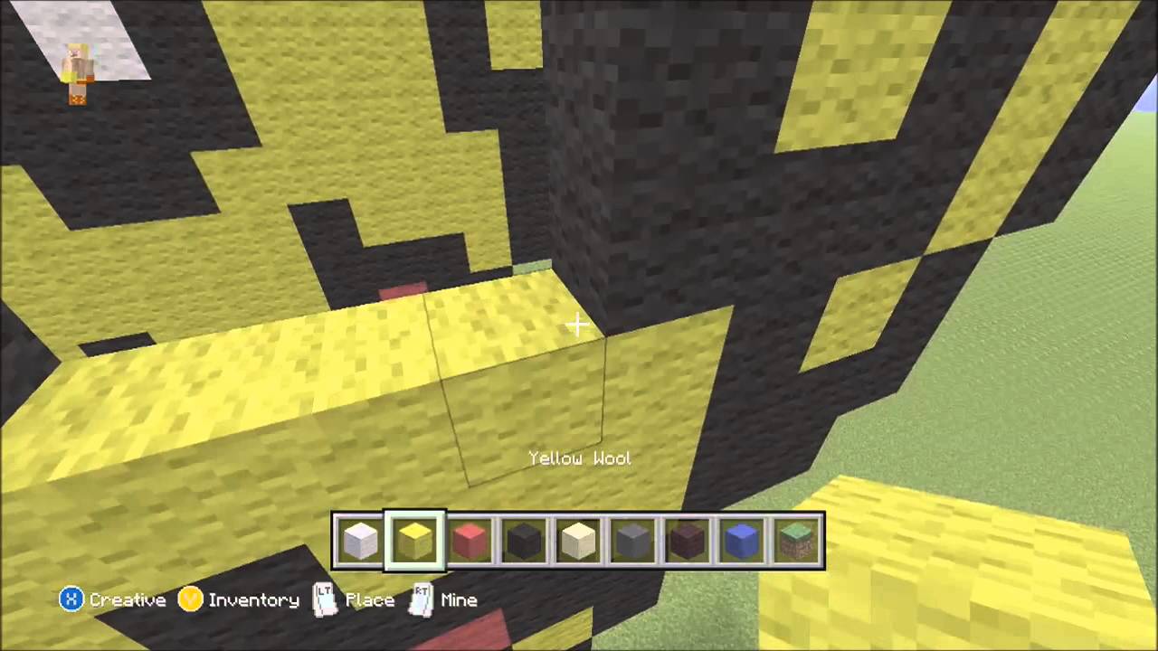 How to make Pikachu on Minecraft - YouTube