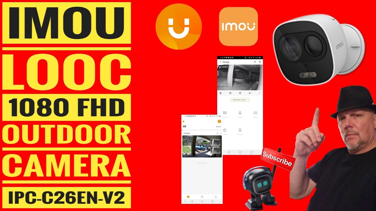 IMOU LOOC Outdoor Active Deterrence Camera works with IMOU Life APP ...