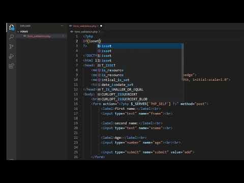 10- Forms Handling and Validations - YouTube